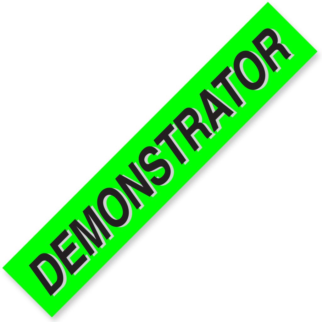 DS-221D2 - DEMONSTRATOR Windshield Slogan Signs - DS-221D2