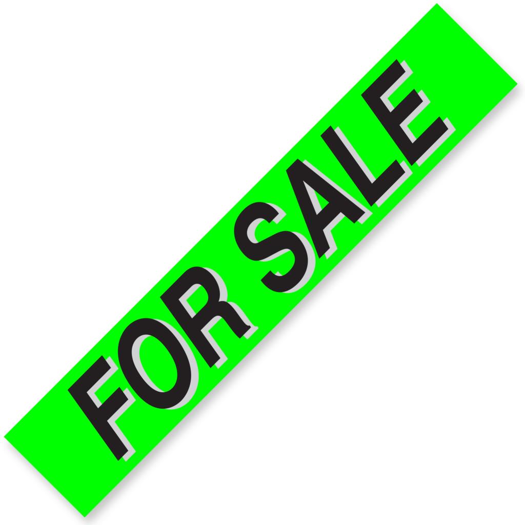DS-221F5 - FOR SALE Windshield Slogan Signs - DS-221F5