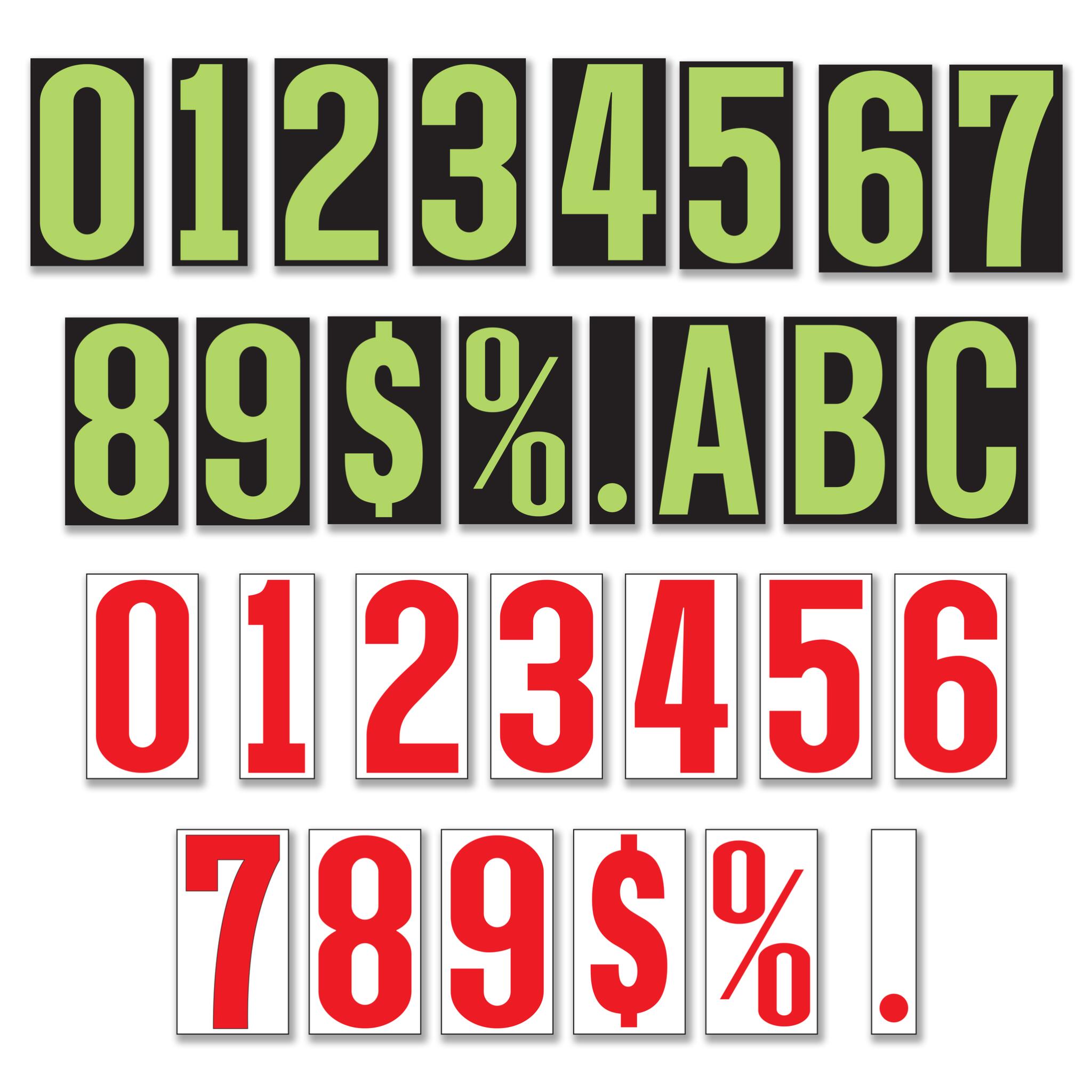Vehicle Windshield Number Stickers - Dealers Supply Company