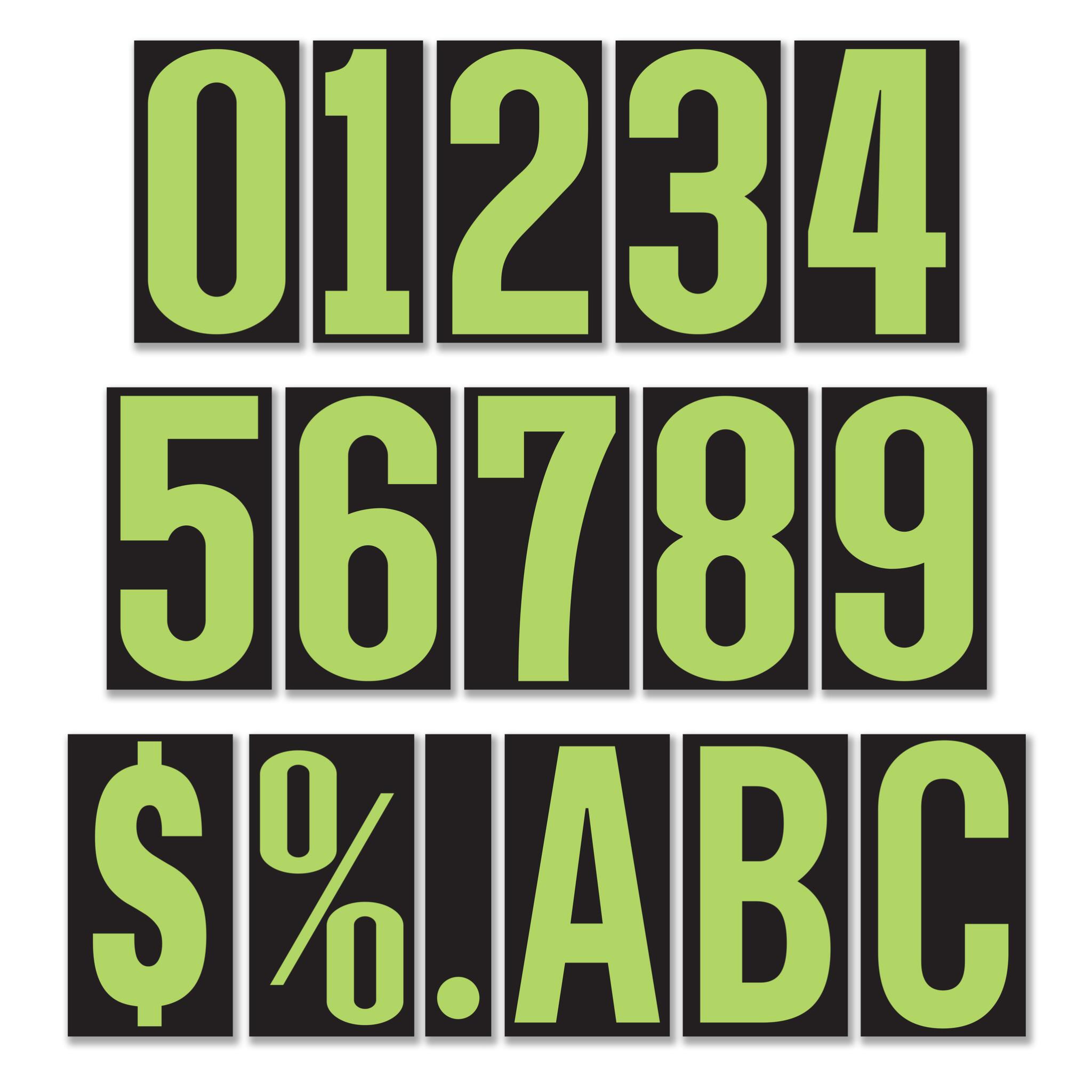 Vehicle Windshield Number Stickers - Dealers Supply Company