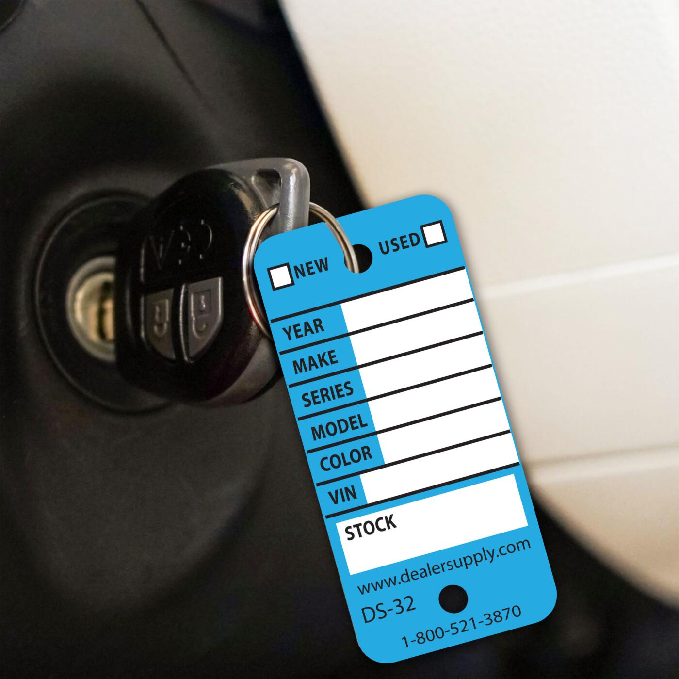 Vinyl Weatherproof Key Tags (DS-32) - Dealers Supply Company