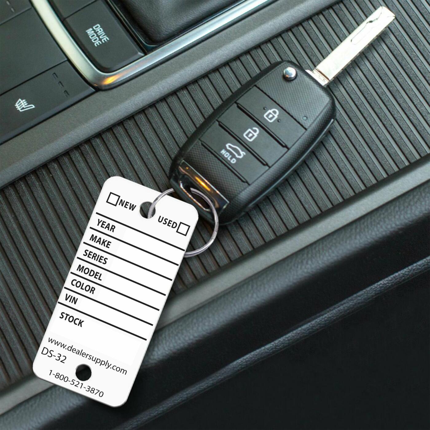 Vinyl Weatherproof Key Tags (DS-32) - Dealers Supply Company