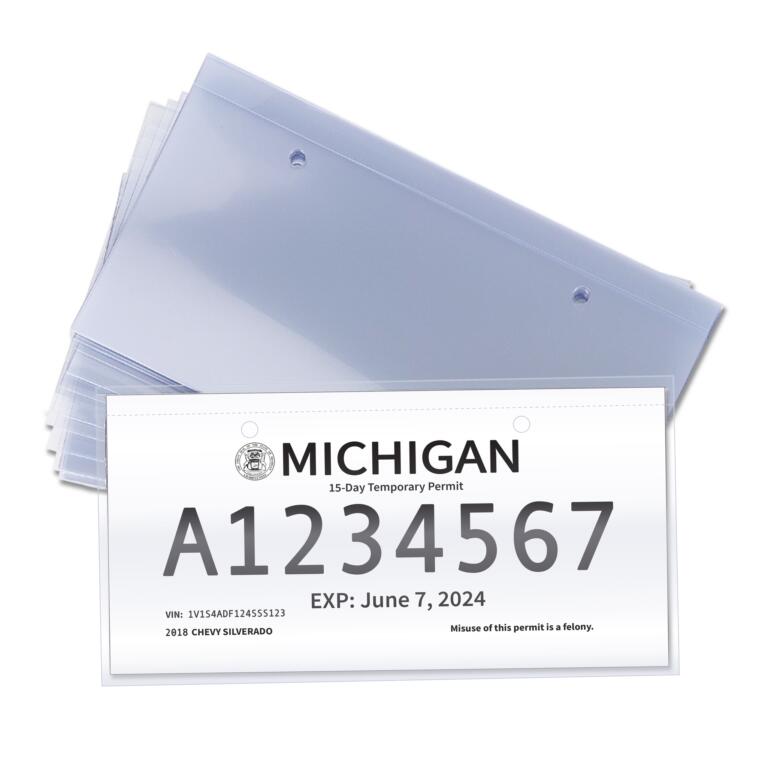 DS-326 Temporary License Plate Protectors - DS-326