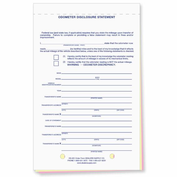 Application For Michigan Title - Dealers Supply Company