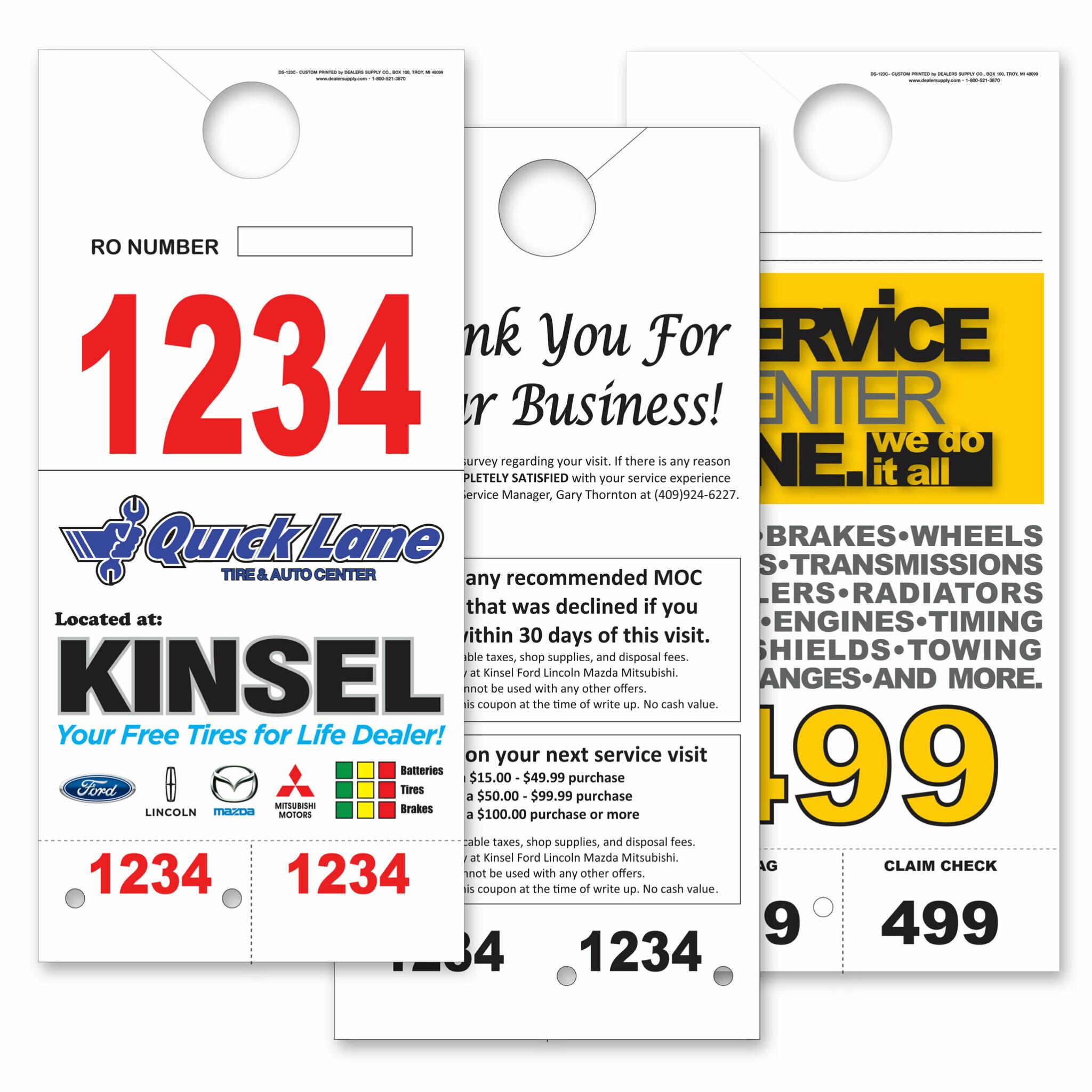 Color Coded Tyvek Tags
