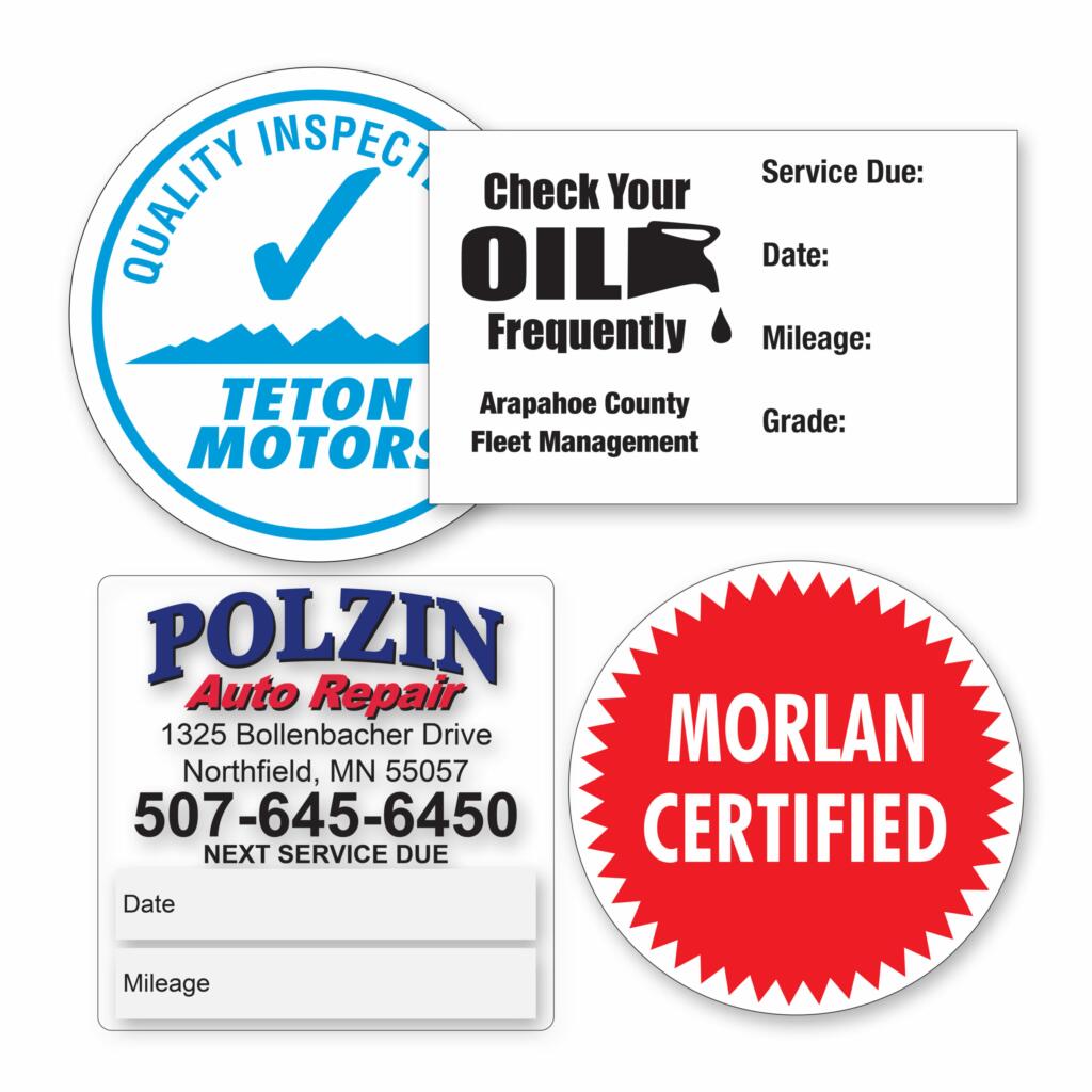 Custom Static Cling Windshield Stickers - Dealers Supply Company