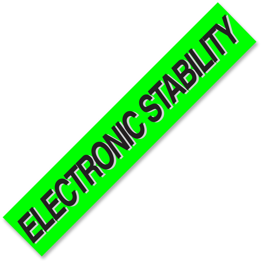 DS-221E8 - ELECTRONIC STABILITY Windshield Slogan Signs - DS-221E8