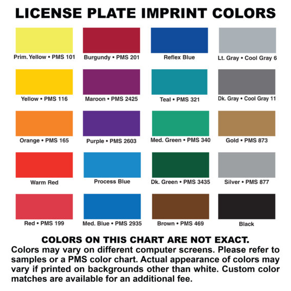License Plate Billboards (Cardboard)