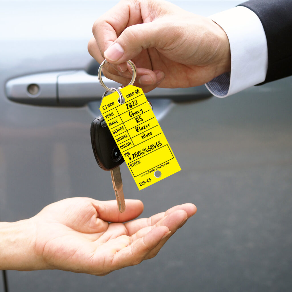 Vehicle Stock Key Tags - Dealers Supply Company