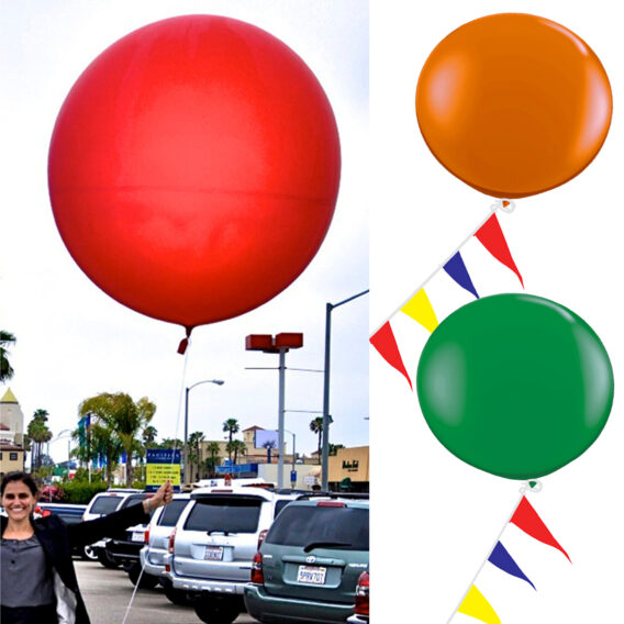 Giant Latex Balloon Combo - Dealers Supply Company