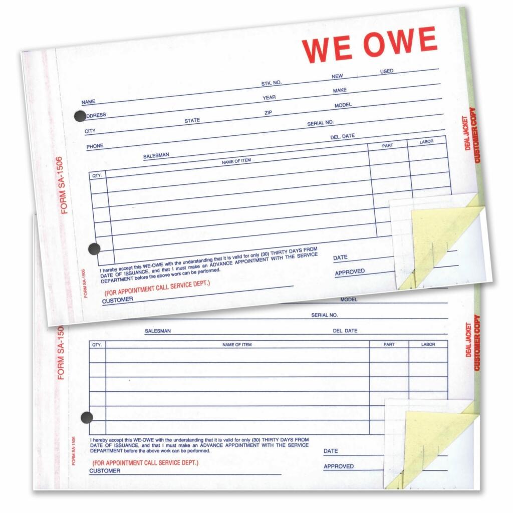 DS-517 We Owe Forms - DS-517