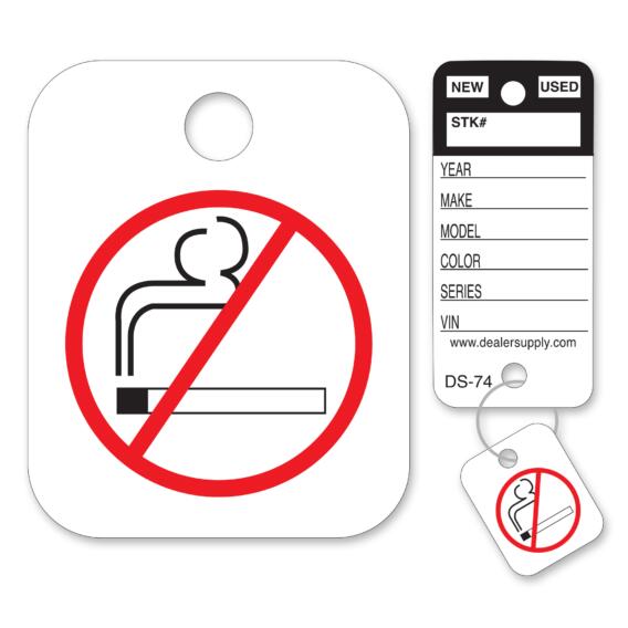 DS-49 Service Customer Square Key Tags - DS-49