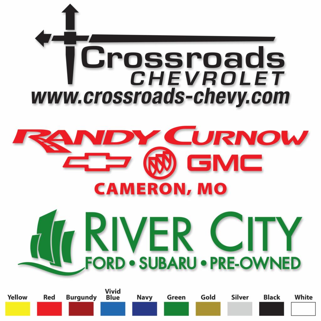 Die-Cut Letter Decals