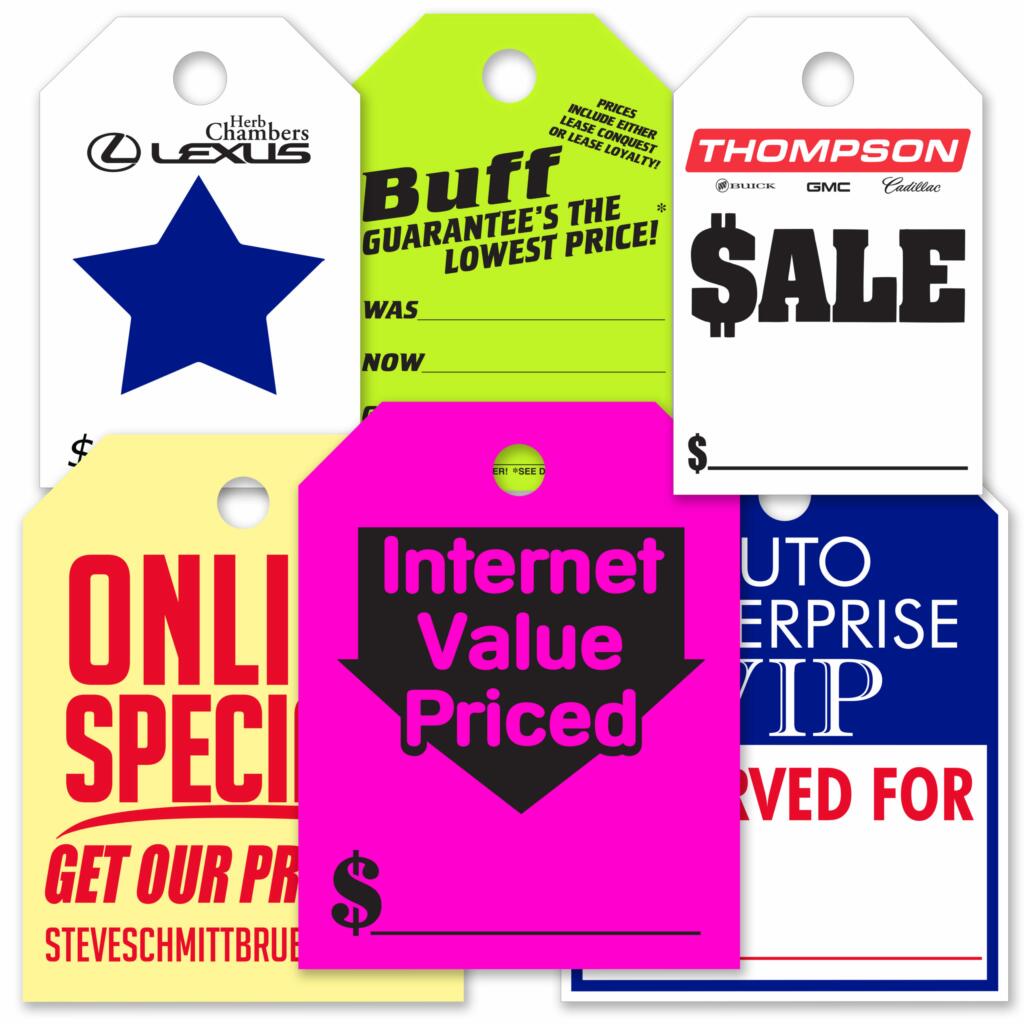 Rear View Mirror Tags (Custom) (DS-406 • DS-407)