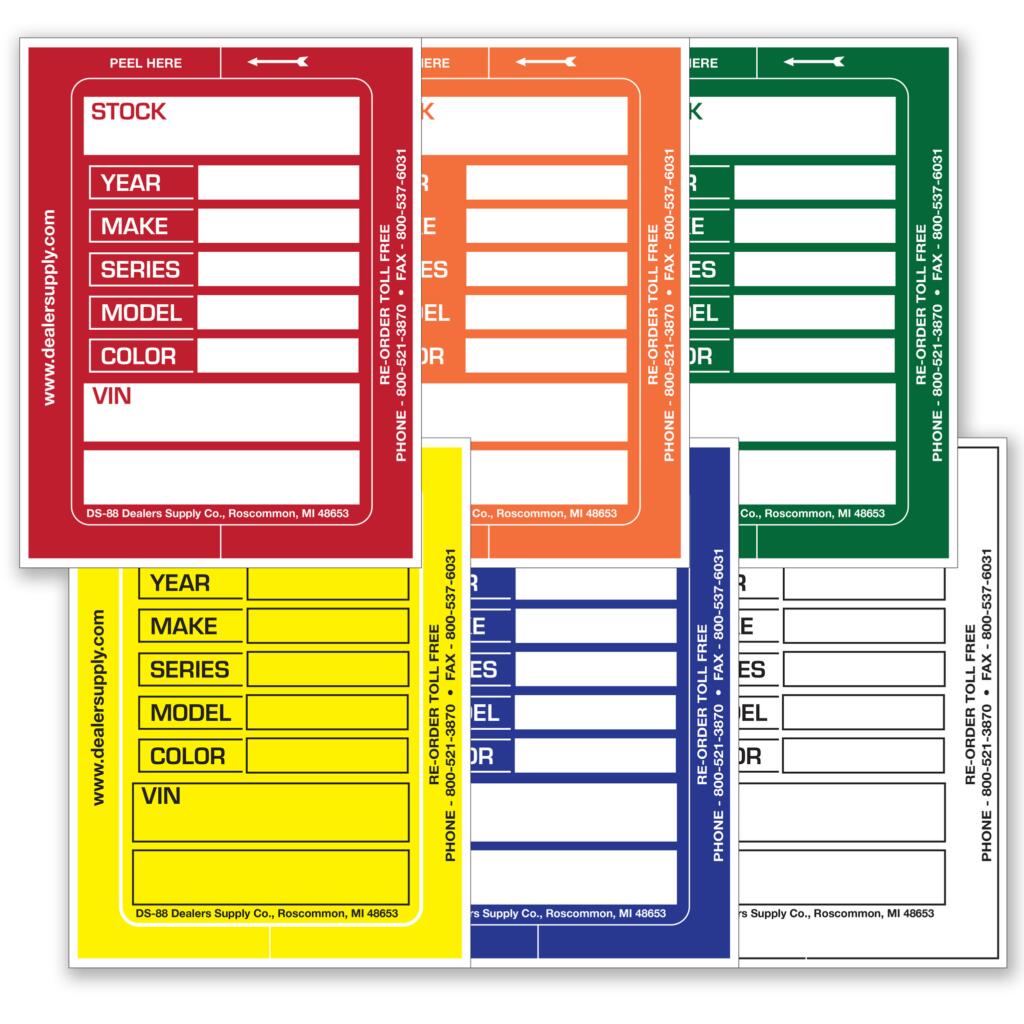 DS-88 Standard Kleer Bak™ Stock Stickers