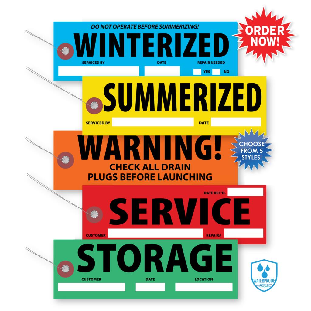 Color Coded Tyvek Tags