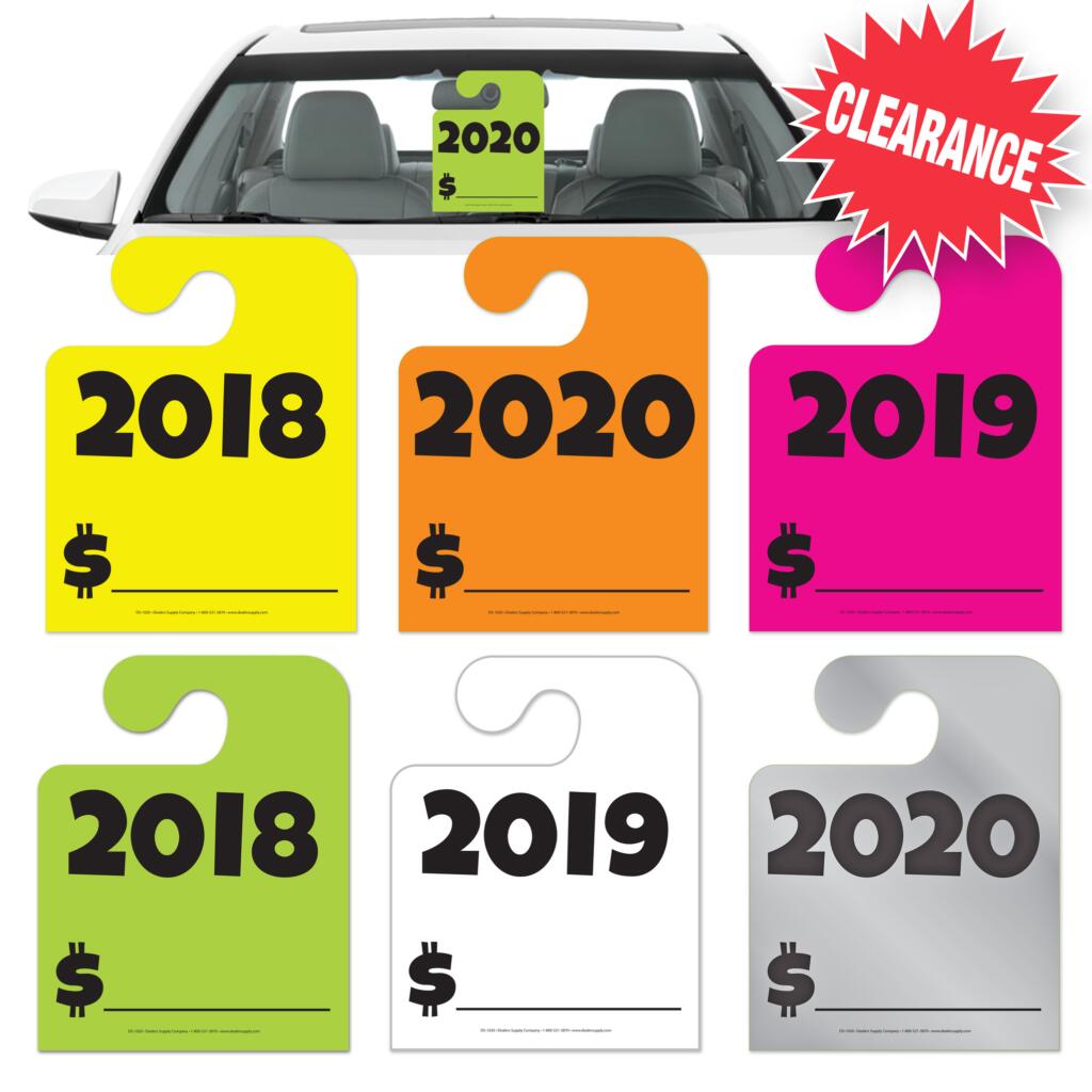 DS-1020 Year Hang Tags