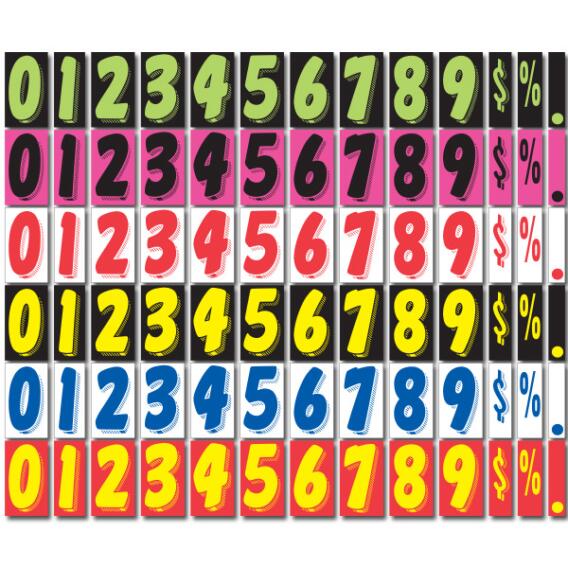 Windshield Number Stickers-(DS-227) - Dealers Supply Company