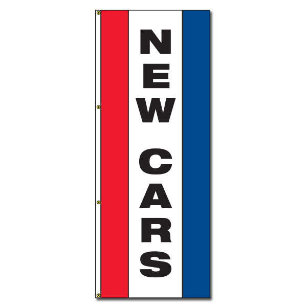 Vertical Slogan Flags (DS-626) - Dealers Supply Company