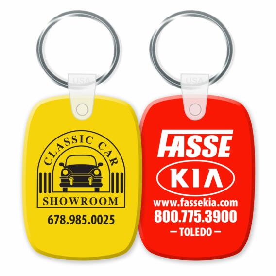 Soft Touch Key Fobs (Various Shapes)