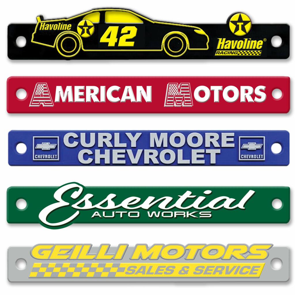 License Plate Badges - Dealers Supply Company