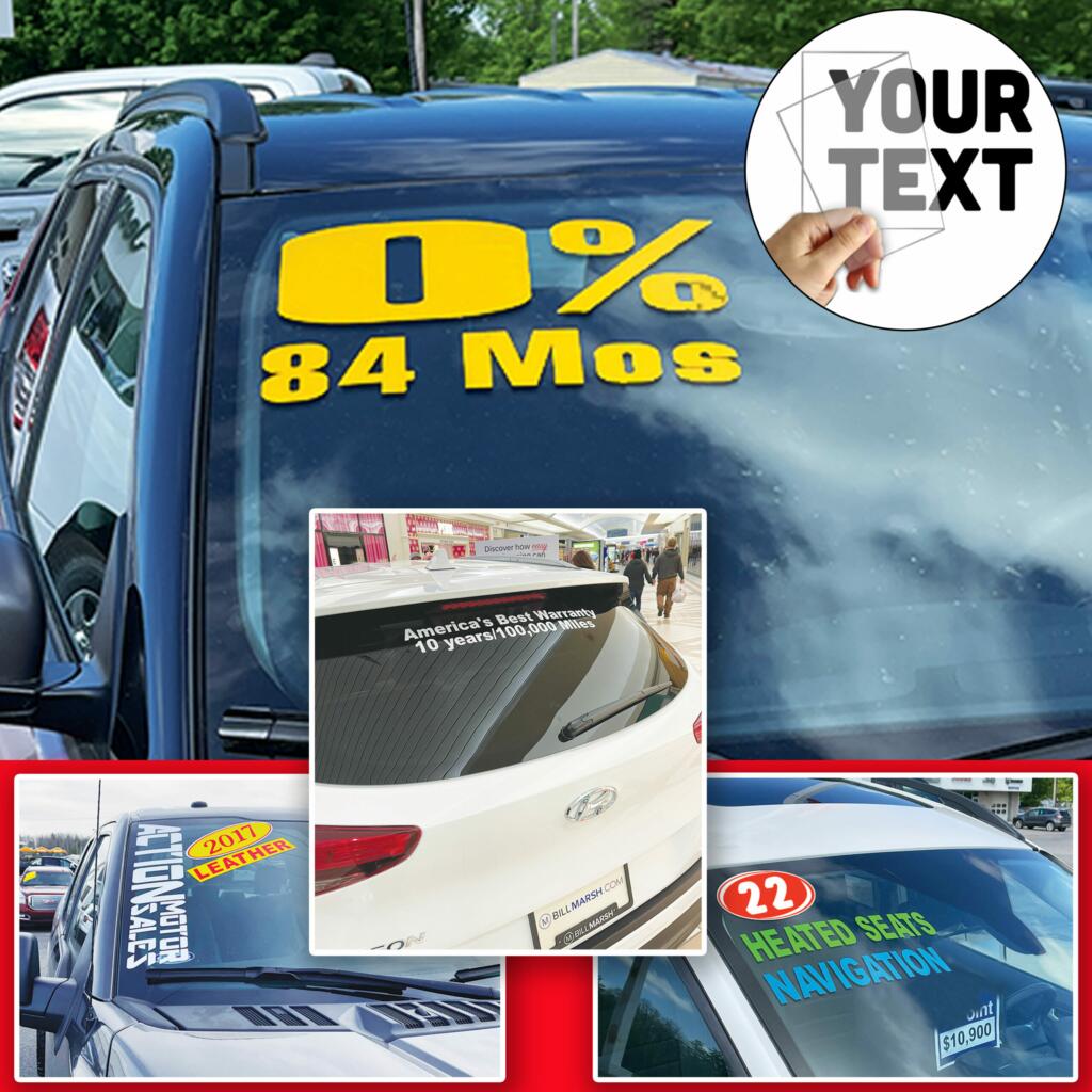 Windshield Slogans - Dealers Supply Company