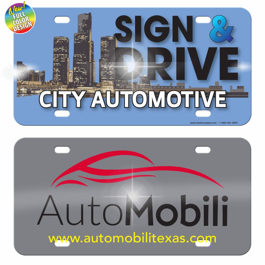 DS-295 Matte Poly License Plates