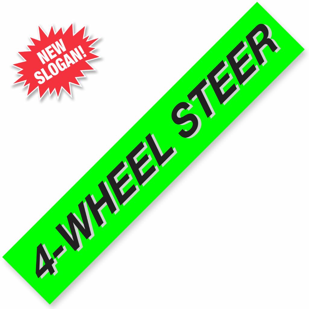 DS-221A16 - AUTOMATIC BRAKING Windshield Slogan Signs