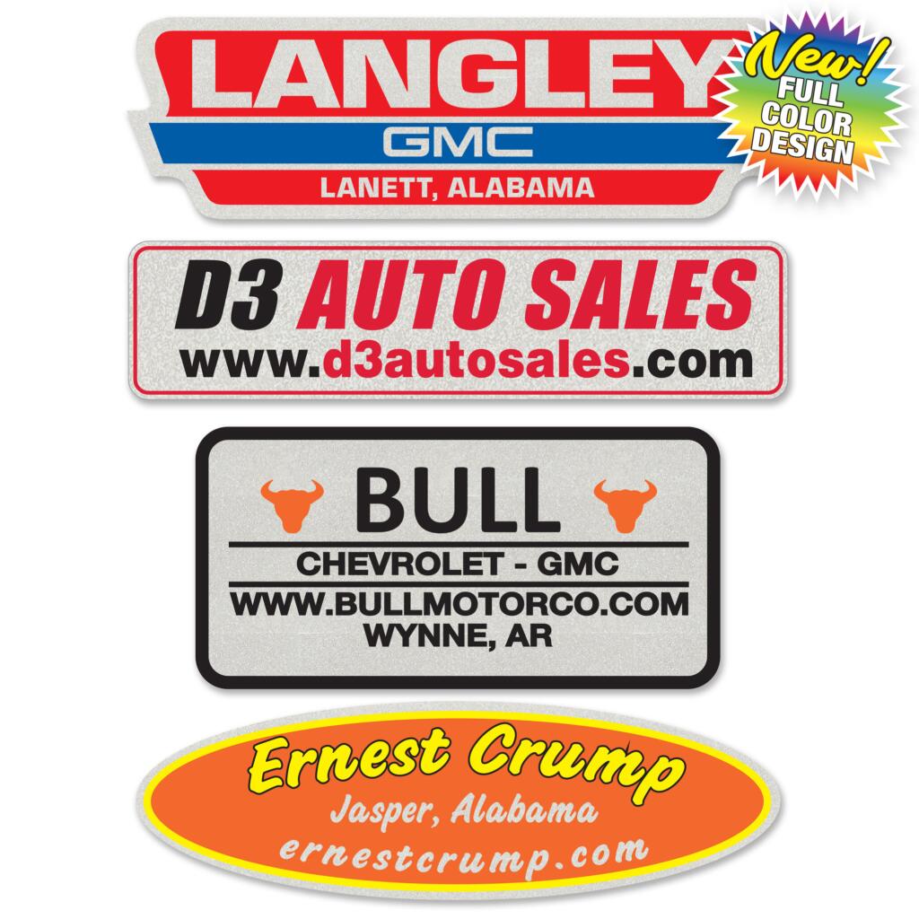 Die-Cut Shape Decals (Reflective)