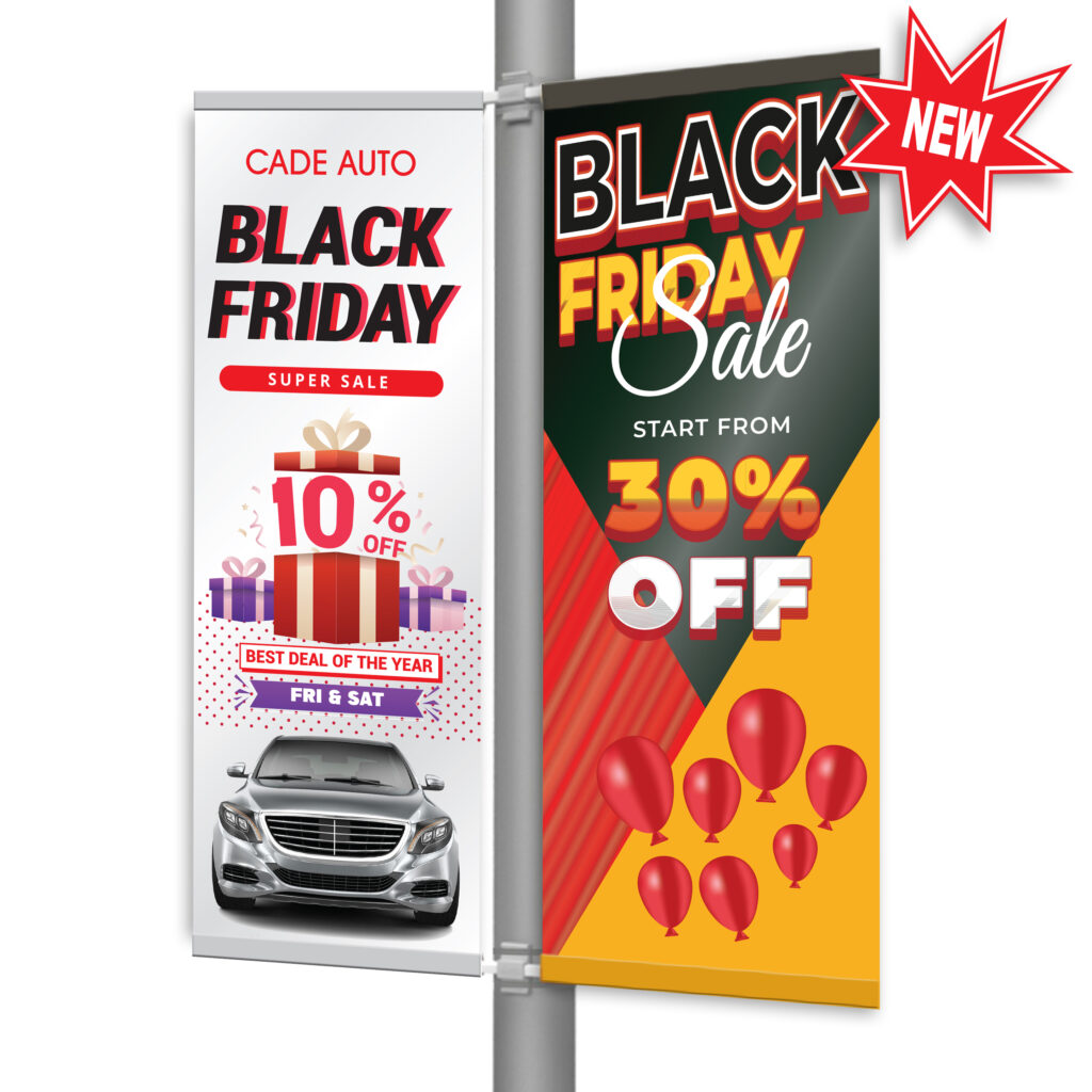 Custom Vinyl Pole Banners - Dealers Supply Company